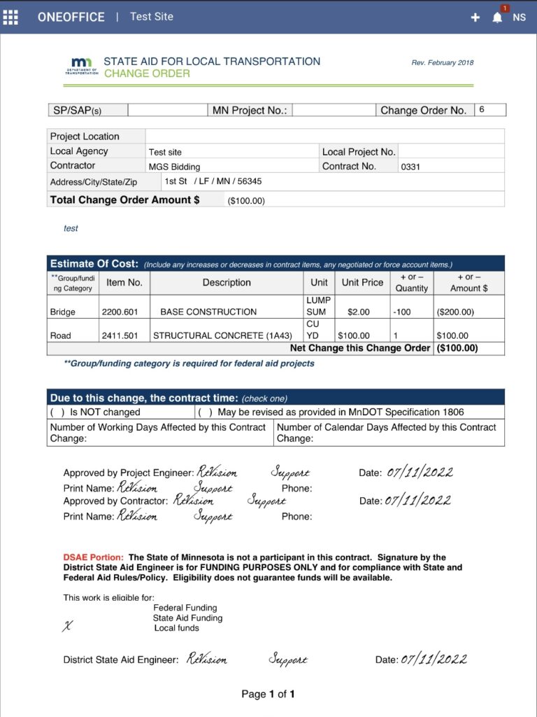 OneOffice for Construction Project Management – RTVision Software Solutions